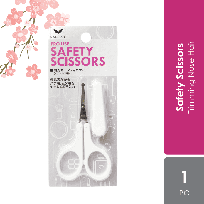 Sugi S Select Pro Use Safety Scissors 1s | Nose Hair Trimming - Alpro