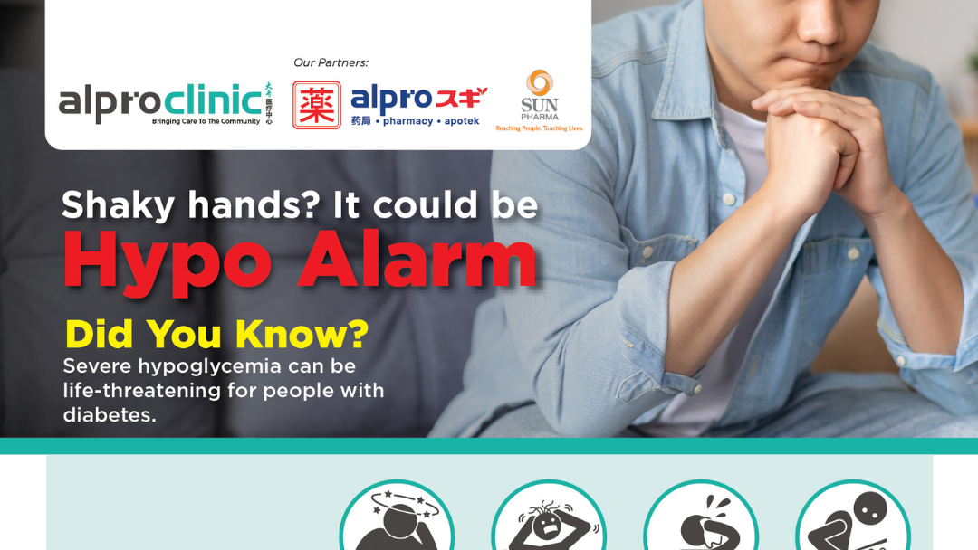 Shaky Hands? It could be a Hypo Alarm