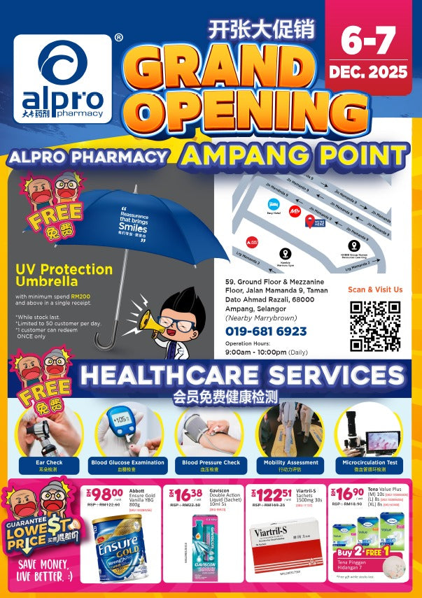 Grand Opening ALPRO Pharmacy Ampang Point 06 Dec 2025
