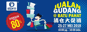 Alpro Pharmacy Warehouse Sale 2018 - Alpro Pharmacy