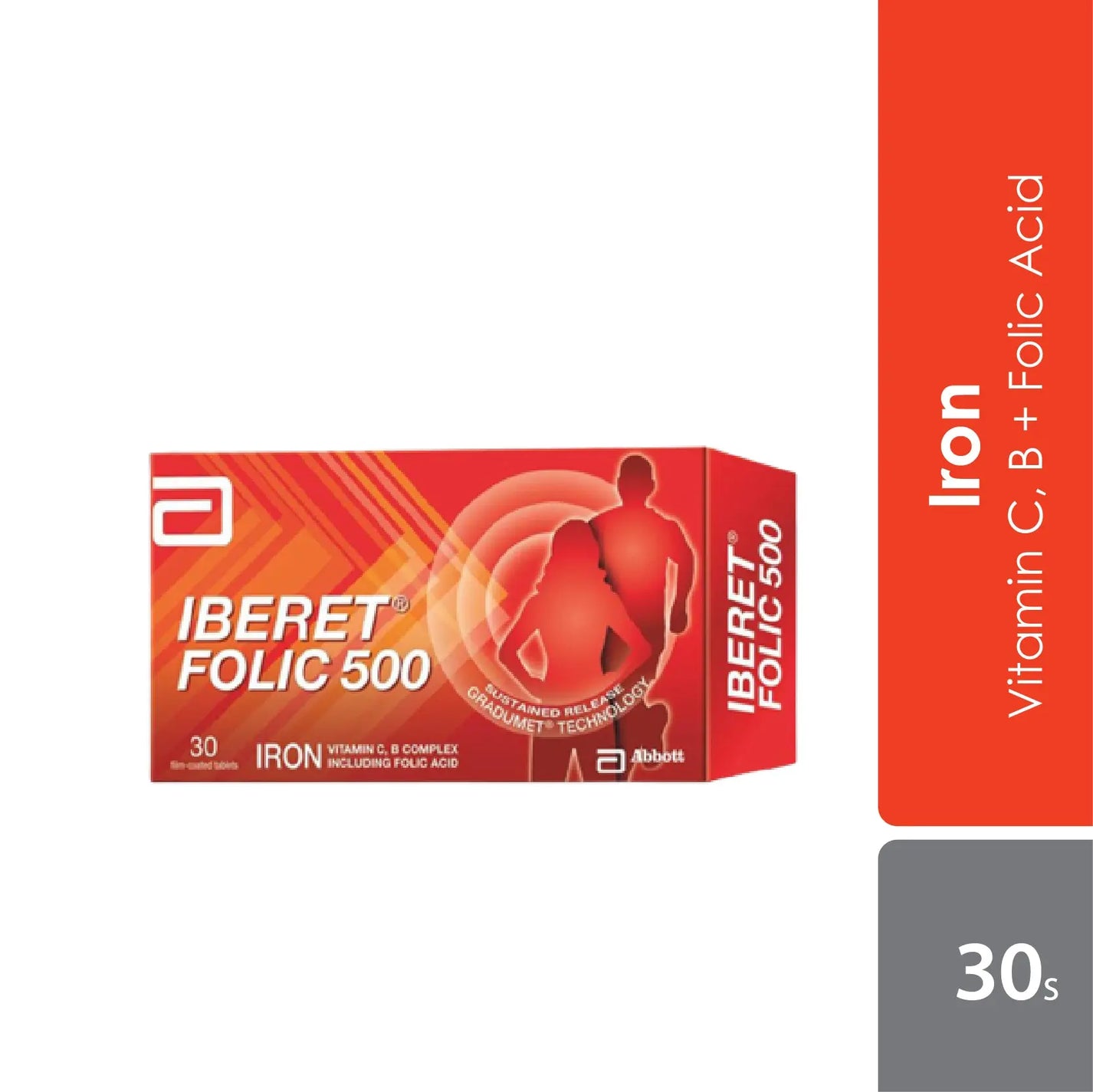 Abbott Iberet Folic-500 5x6s | Heart Health - Alpro Pharmacy