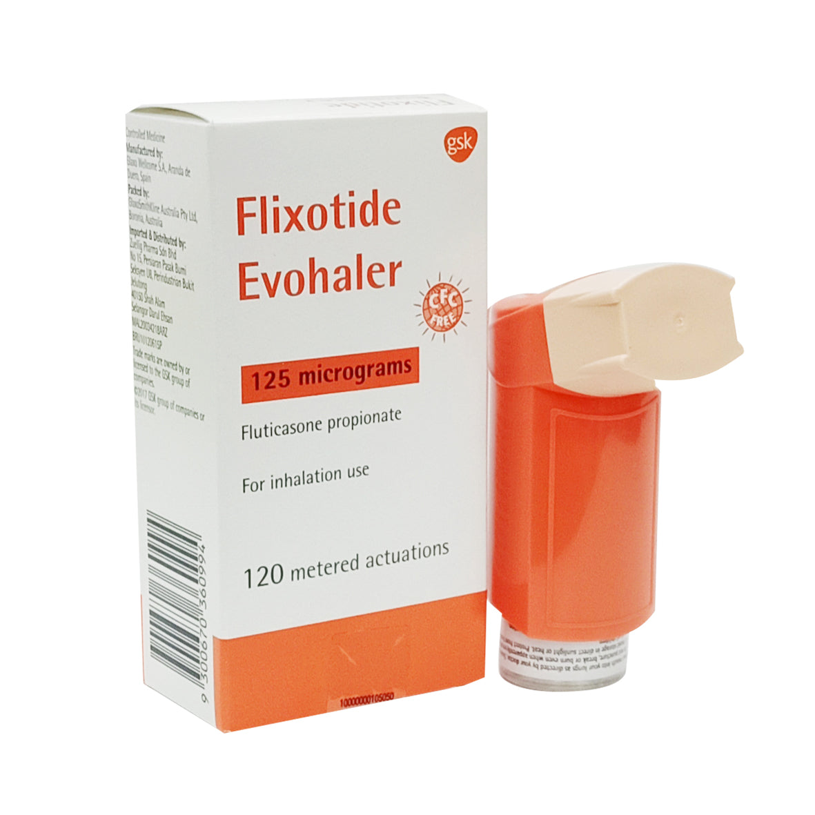 Flixotide Evohaler 125mcg 120doses - Alpro Pharmacy