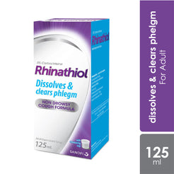 Rhinathiol Adult Syrup 125ml - Alpro Pharmacy