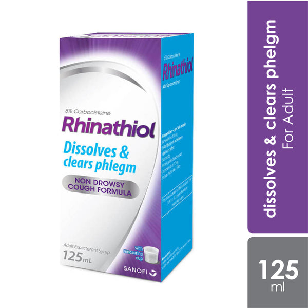 Rhinathiol Adult Syrup 125ml - Alpro Pharmacy
