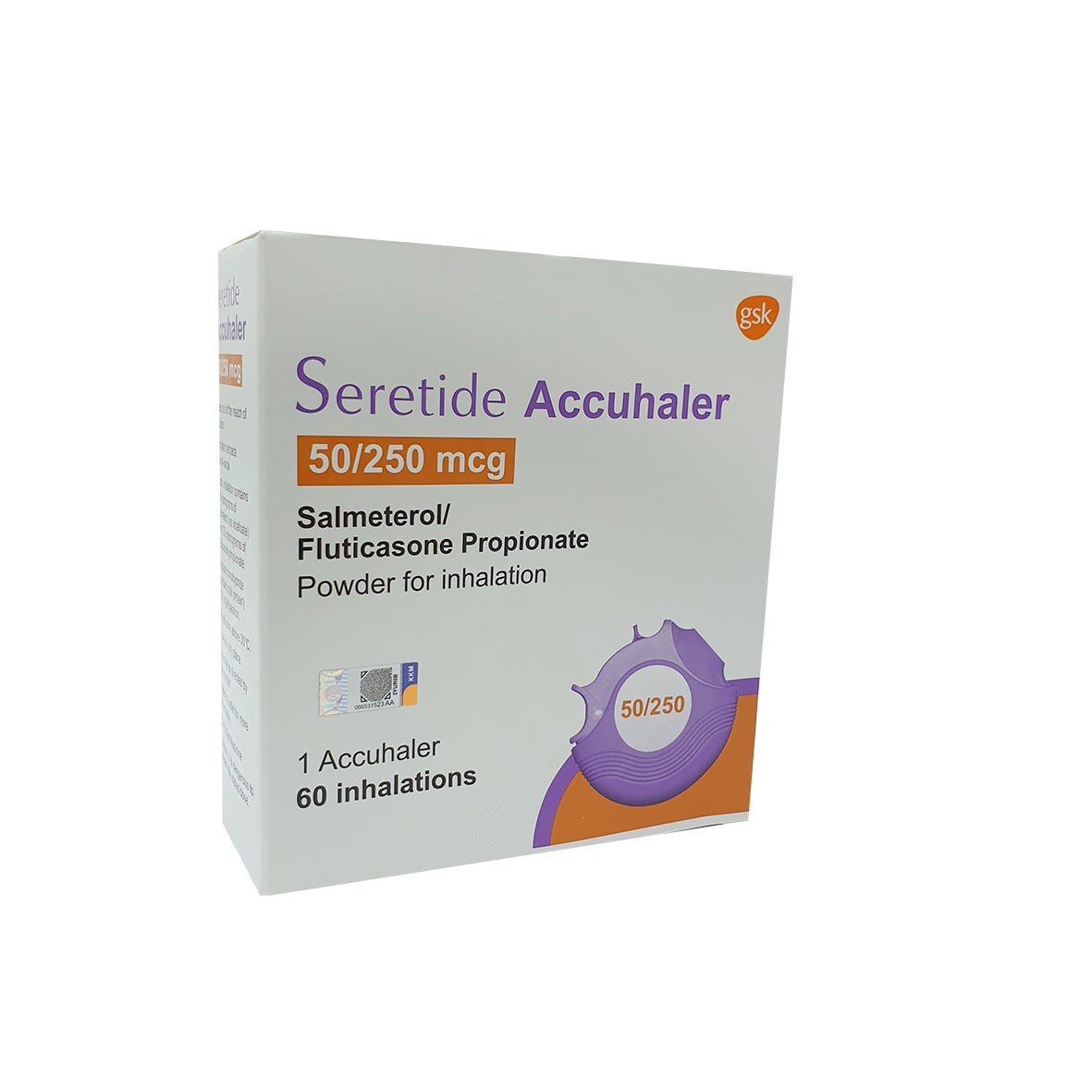 Seretide Accuhaler 50/250mcg 60 Doses - Alpro Pharmacy