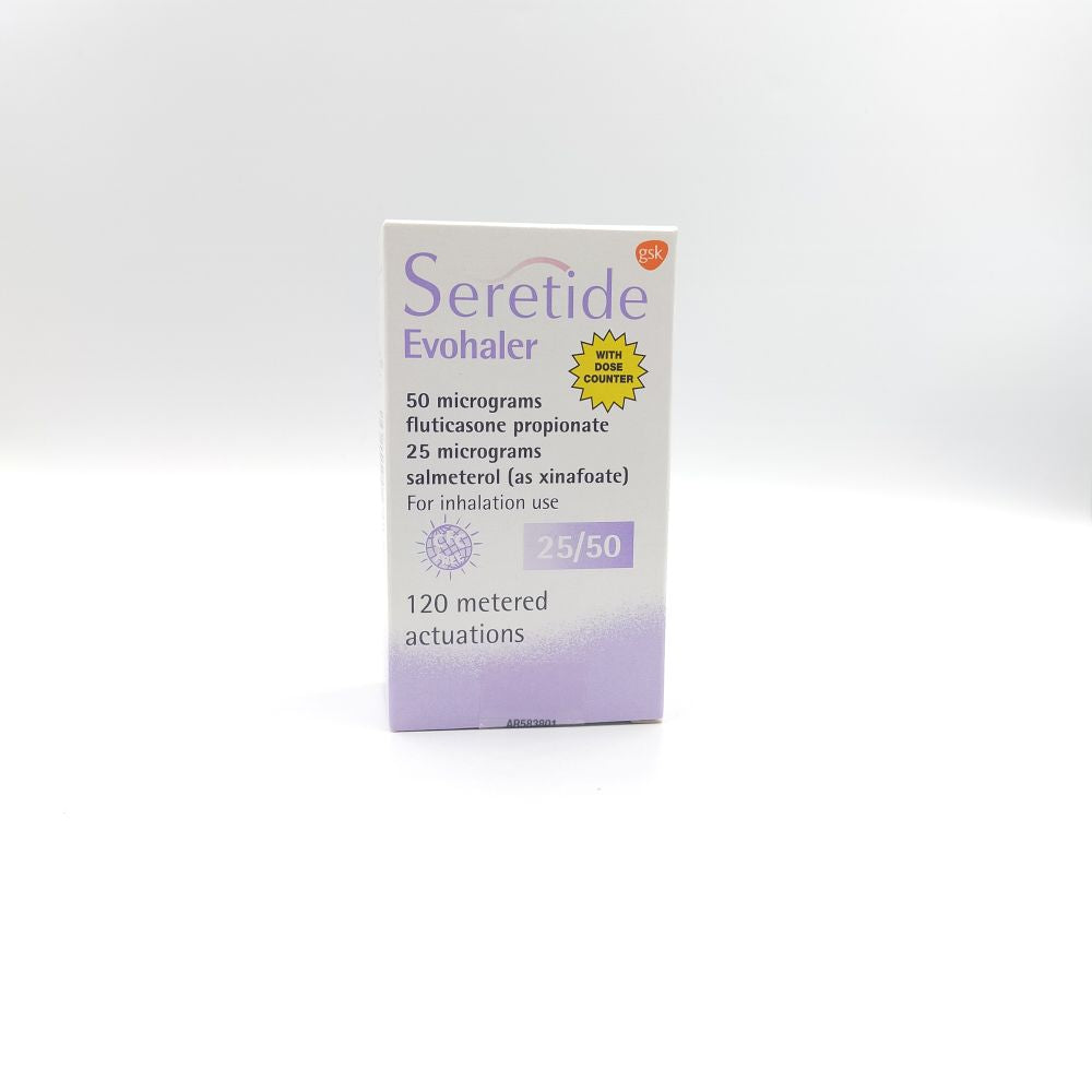 Seretide Evohaler 25/50mcg 120doses - Alpro Pharmacy