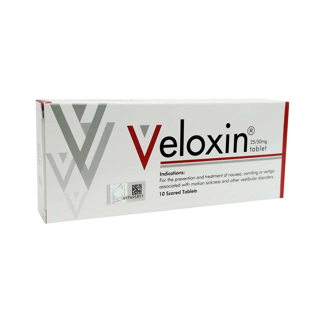 Veloxin 25/50mg 10s - Alpro Pharmacy