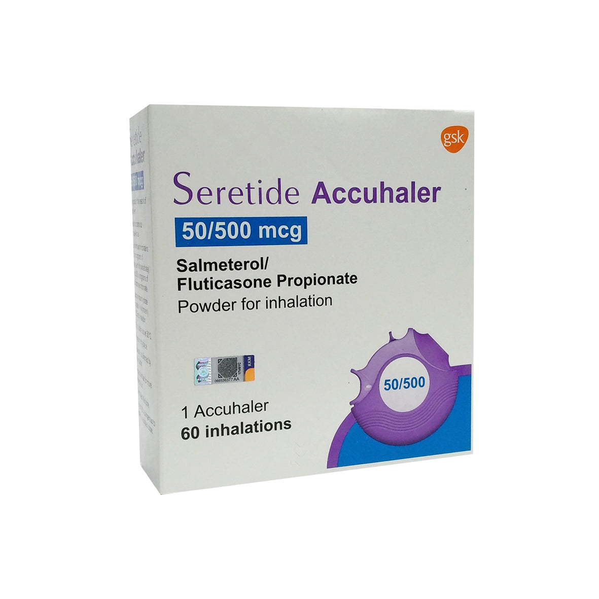 Seretide Accuhaler 50/500mcg 60 Doses - Alpro Pharmacy