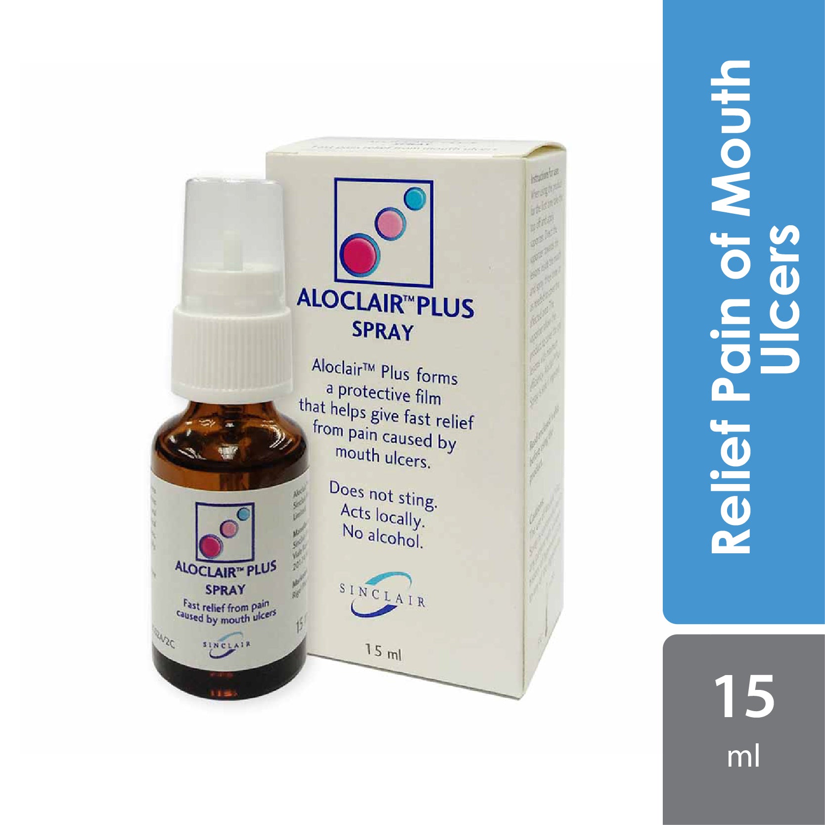 Aloclair Spray 15ml | Mouth Ulcer Pain Reliever - Alpro Pharmacy