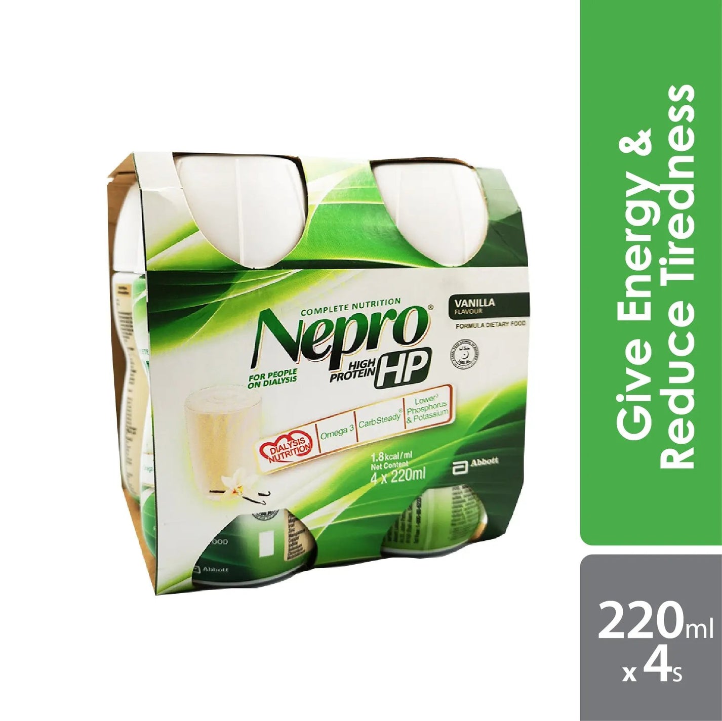Abbott Nepro HP 220ml 4s | Suitable for Dialysis Patient - Alpro