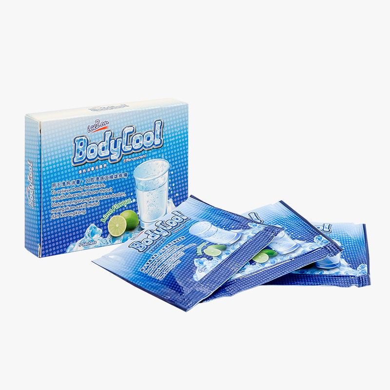 Icezon BodyCool Effervescent (Lime) 6g 5s | Relieve Body Heatiness