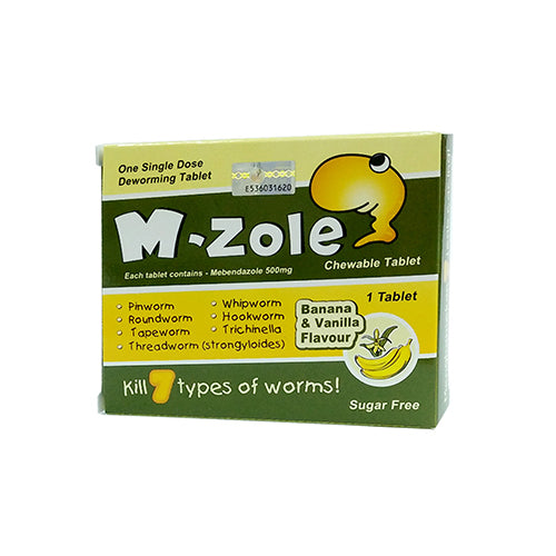 M-zole D-worms Chewable Tablet 1s | Deworm - Alpro Pharmacy