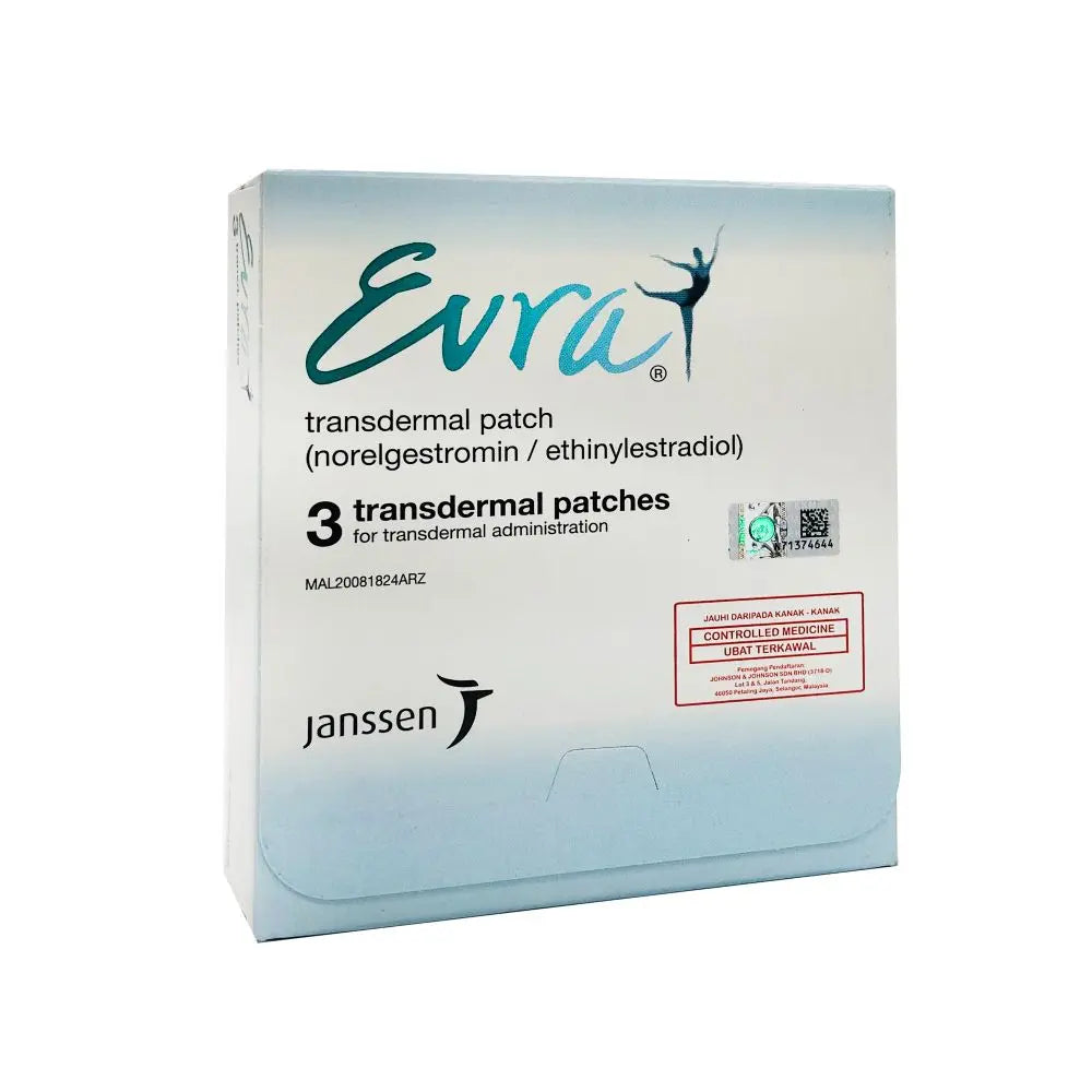 Evra Transdermal Patch 3s - Alpro Pharmacy