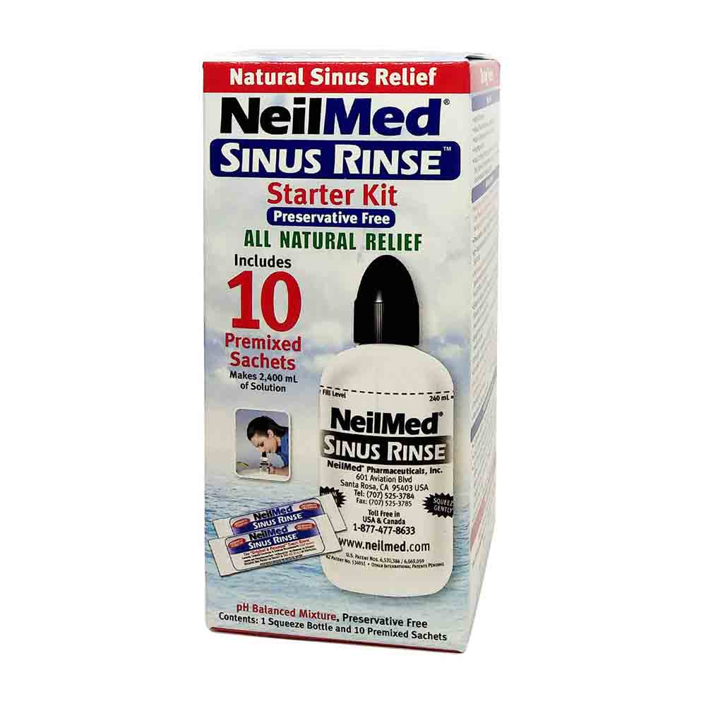 Neilmed Sinus Rinse Starter Kit 10s | Reducing Inflammation Mucus