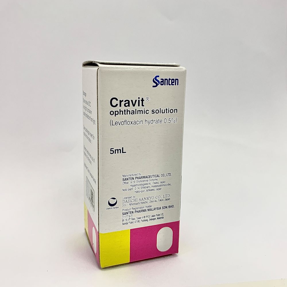 CRAVIT OPHTHALMIC 0.5% SOL. 5ML - Alpro Pharmacy