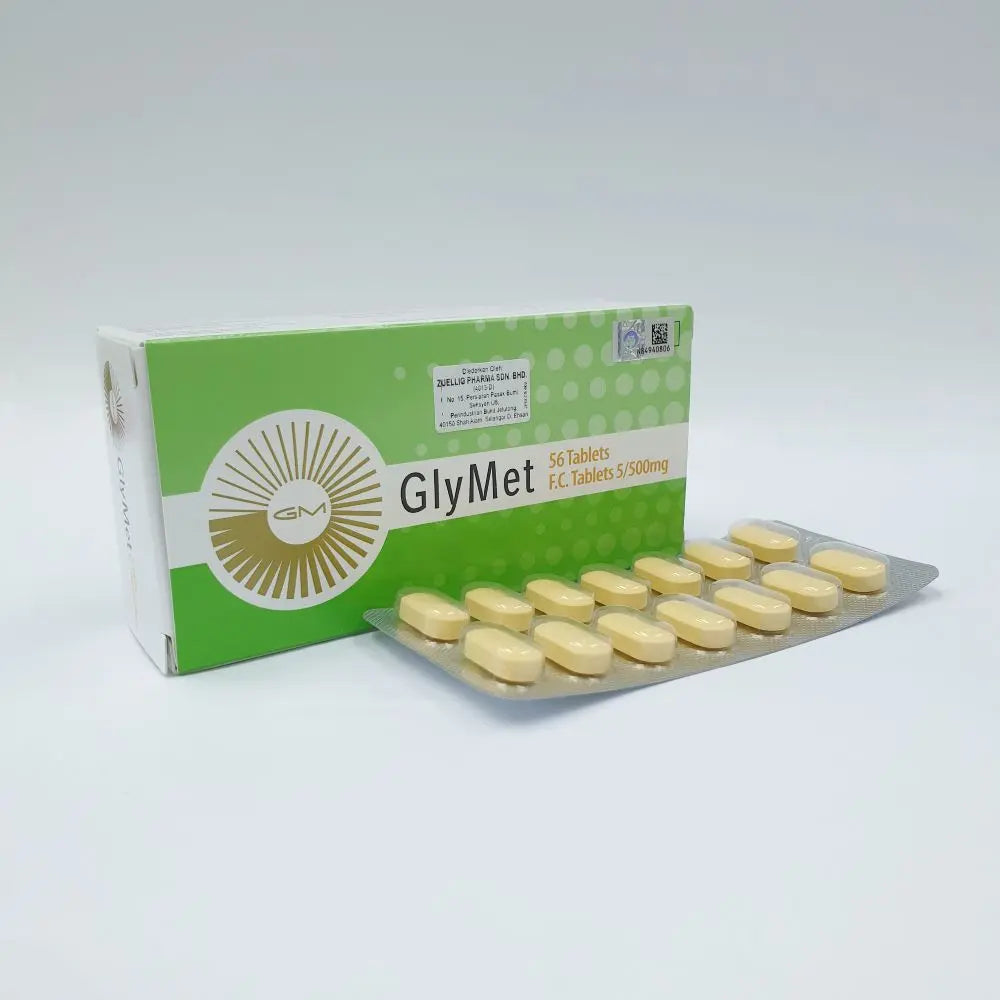 Glymet 5/500mg 56s - Alpro Pharmacy