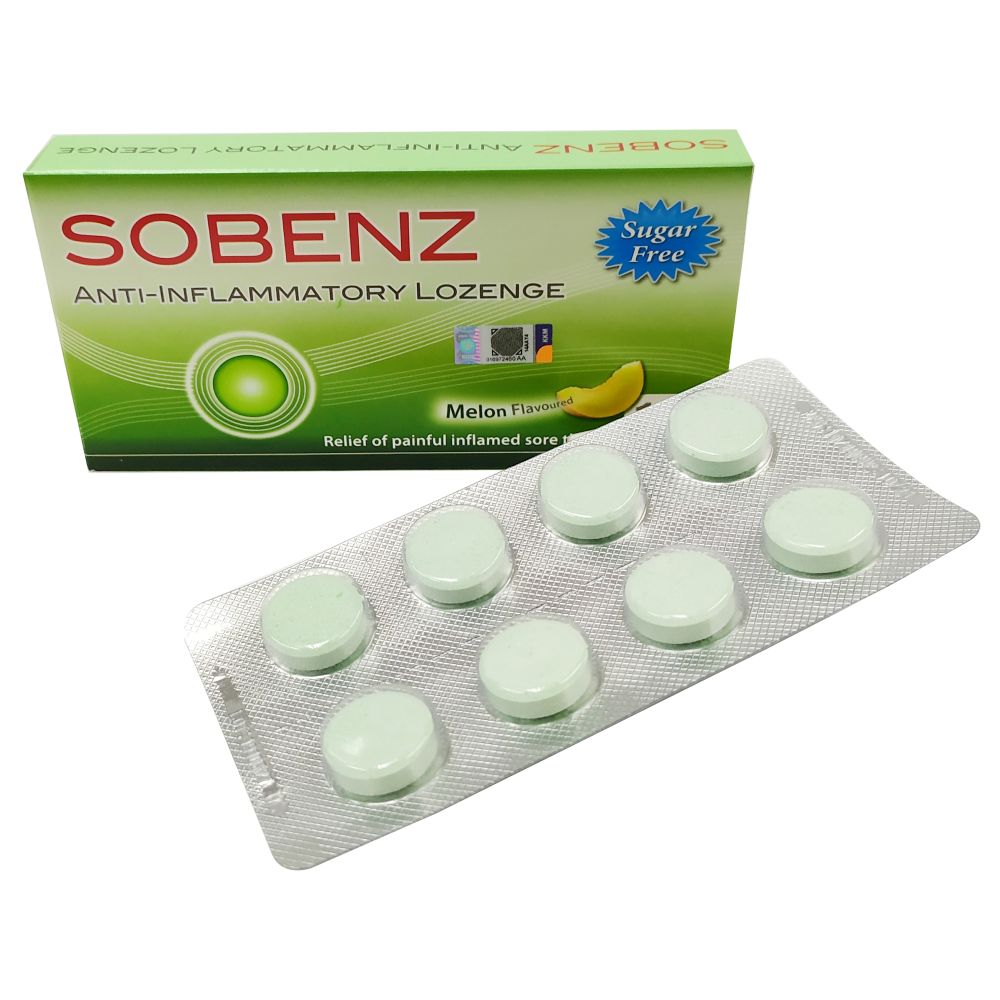 #SOBENZ LOZENGE MELON 2X8S - Alpro Pharmacy