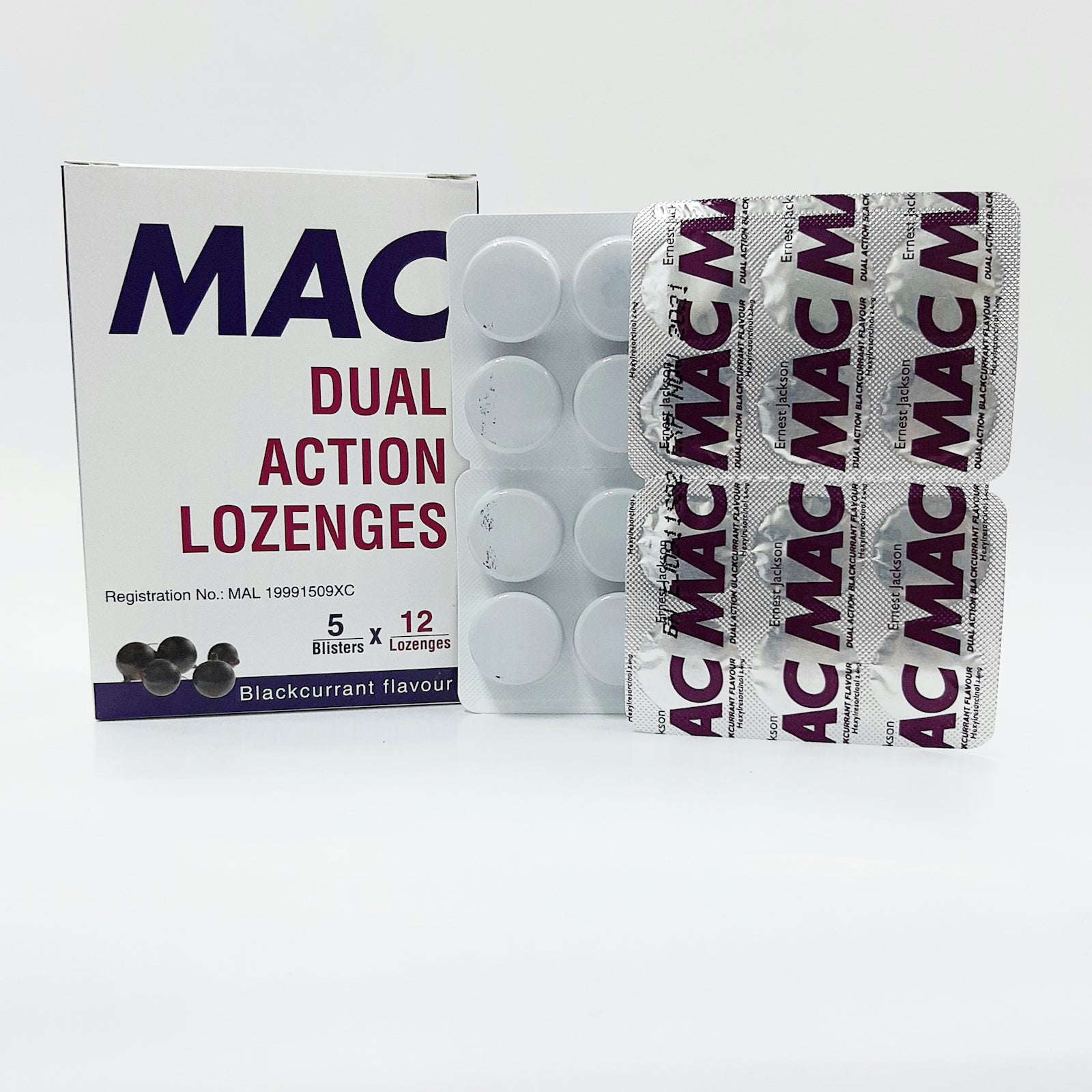 Mac Dual Action Lozenges 5x12s - Alpro Pharmacy
