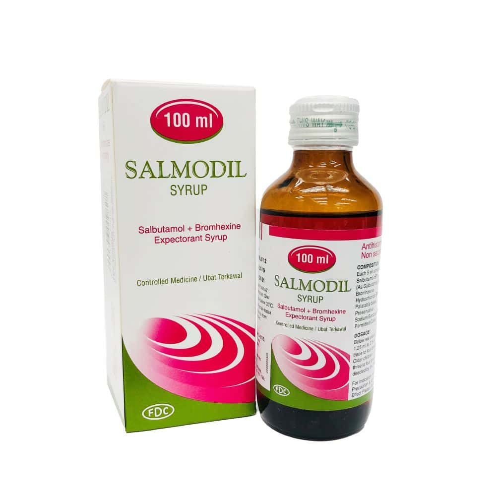 Salmodil Expectorant Syrup 100ml - Alpro Pharmacy