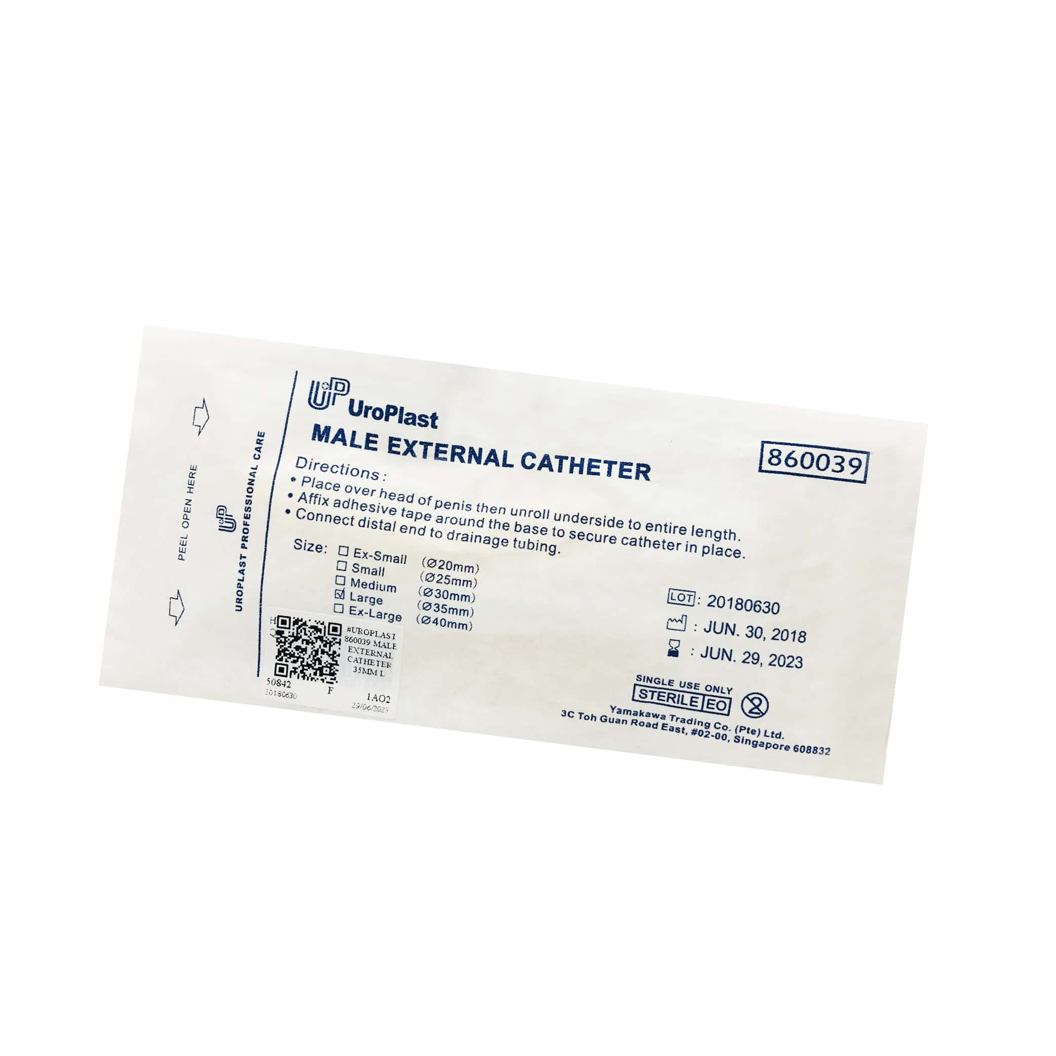 Uroplast 860039 Male External Catheter 35mm L - Alpro Pharmacy
