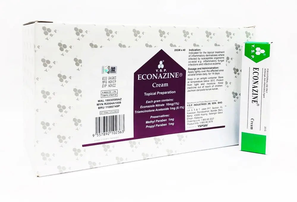 Econazine Cream 20g 40s - Alpro Pharmacy
