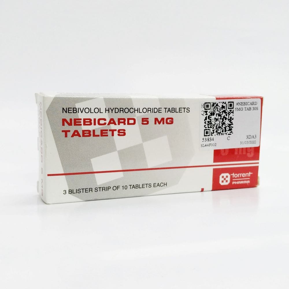 Nebicard 5mg Tab 3x10s - Alpro Pharmacy