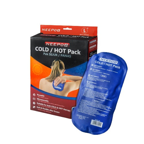 Neepo Flexi Aid Soft Cold Hot Pack (L) 29.5cm x 18.5cm | Enhances