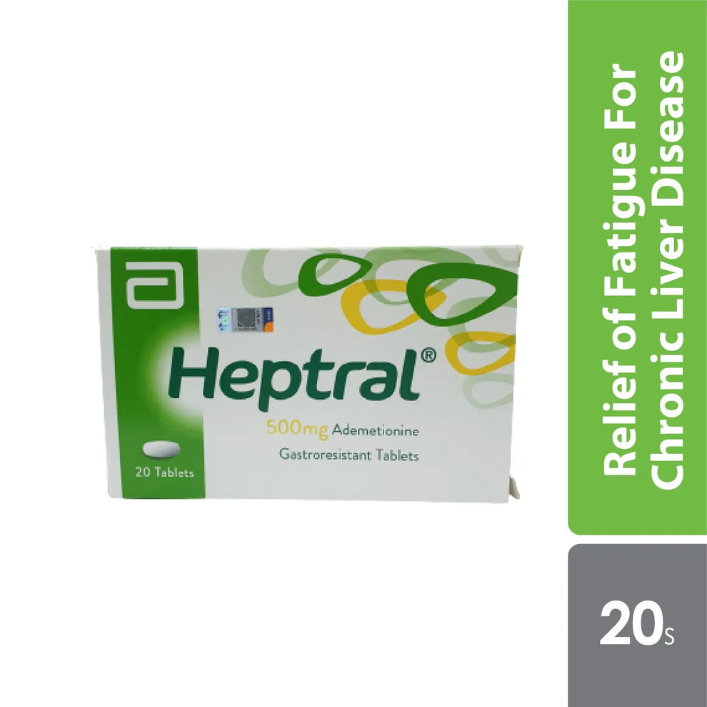 Heptral Tab 500mg 2x10s | Liver Health - Alpro Pharmacy