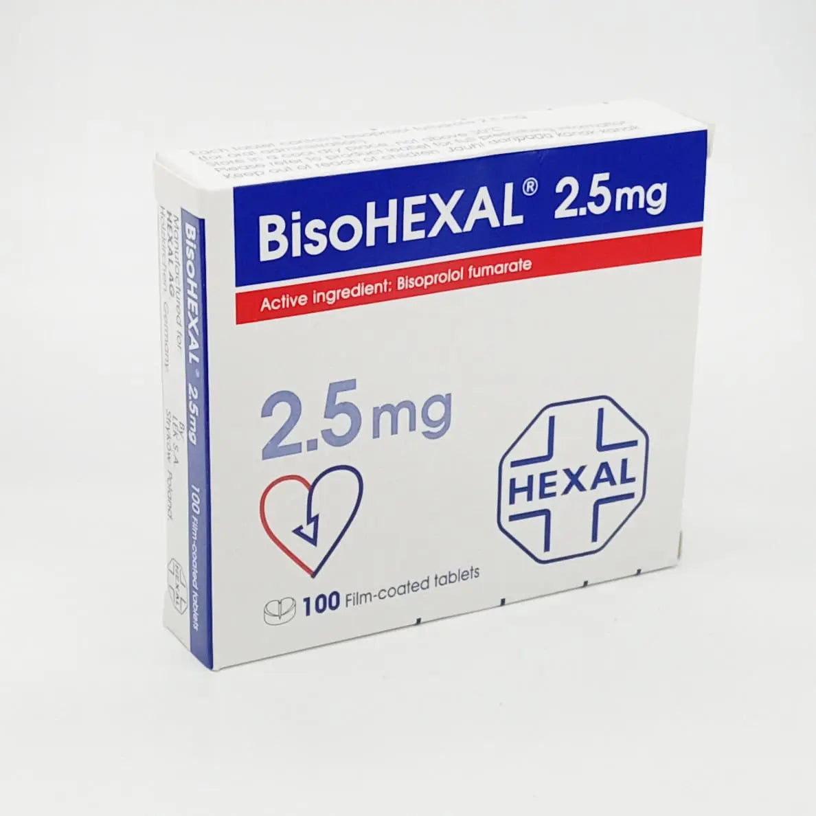 BISOHEXAL 2.5MG 4X25S - Alpro Pharmacy