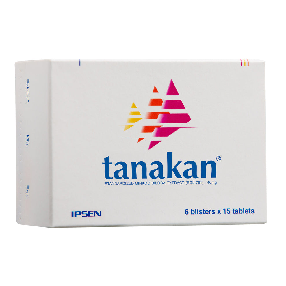 Tanakan Ginkgo Biloba Extract 40mg 6x15s | Improve Blood Circulation
