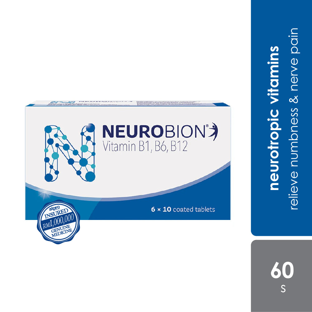 Neurobion 6x10s | Relieve Numbess and Nerve Pain - Alpro Pharmacy