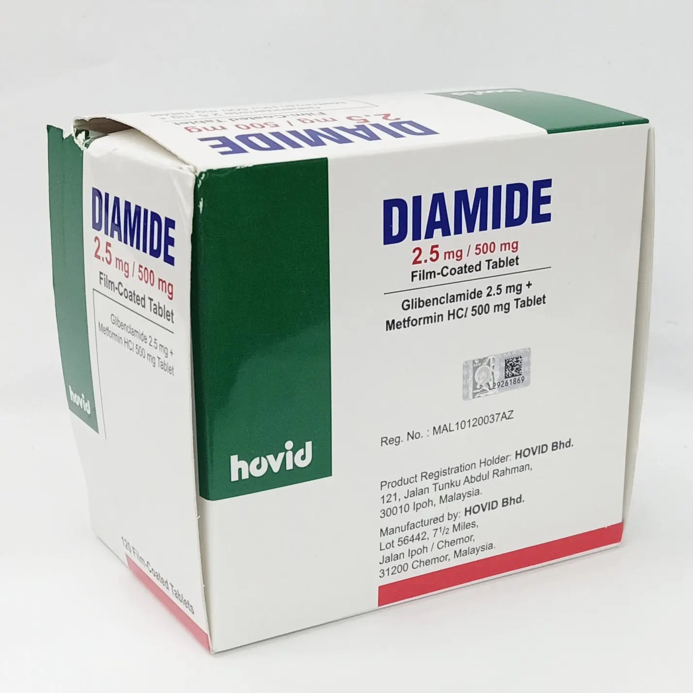 DIAMIDE 2.5MG/500MG 120/BX - Alpro Pharmacy
