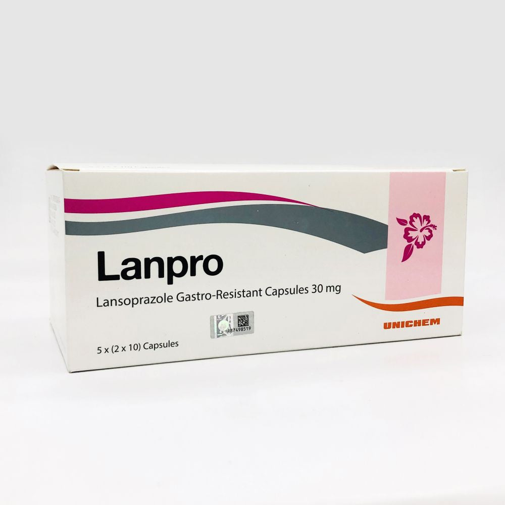 LANPRO CAPSULES 30MG 5X20S - Alpro Pharmacy