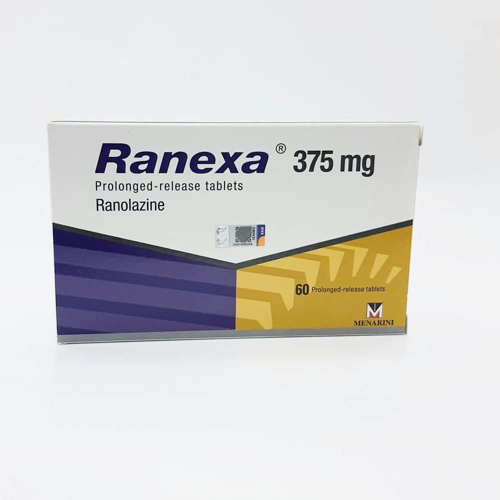 Ranexa 375mg Tab 3x20s - Alpro Pharmacy