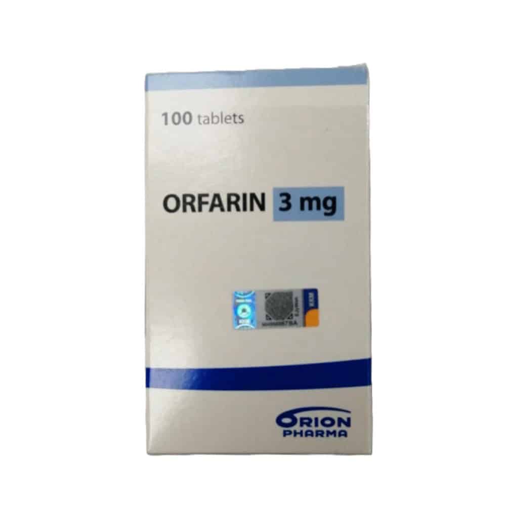 ORFARIN 3MG 100S - Alpro Pharmacy