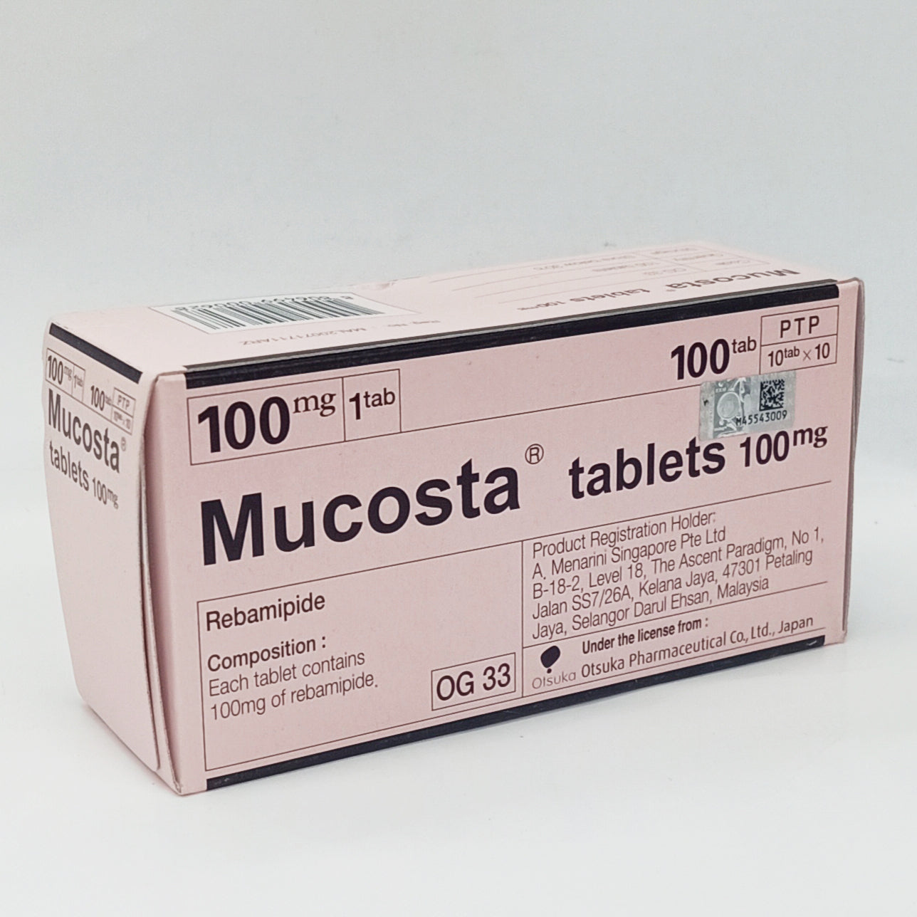 MUCOSTA 100MG 10X10S - Alpro Pharmacy