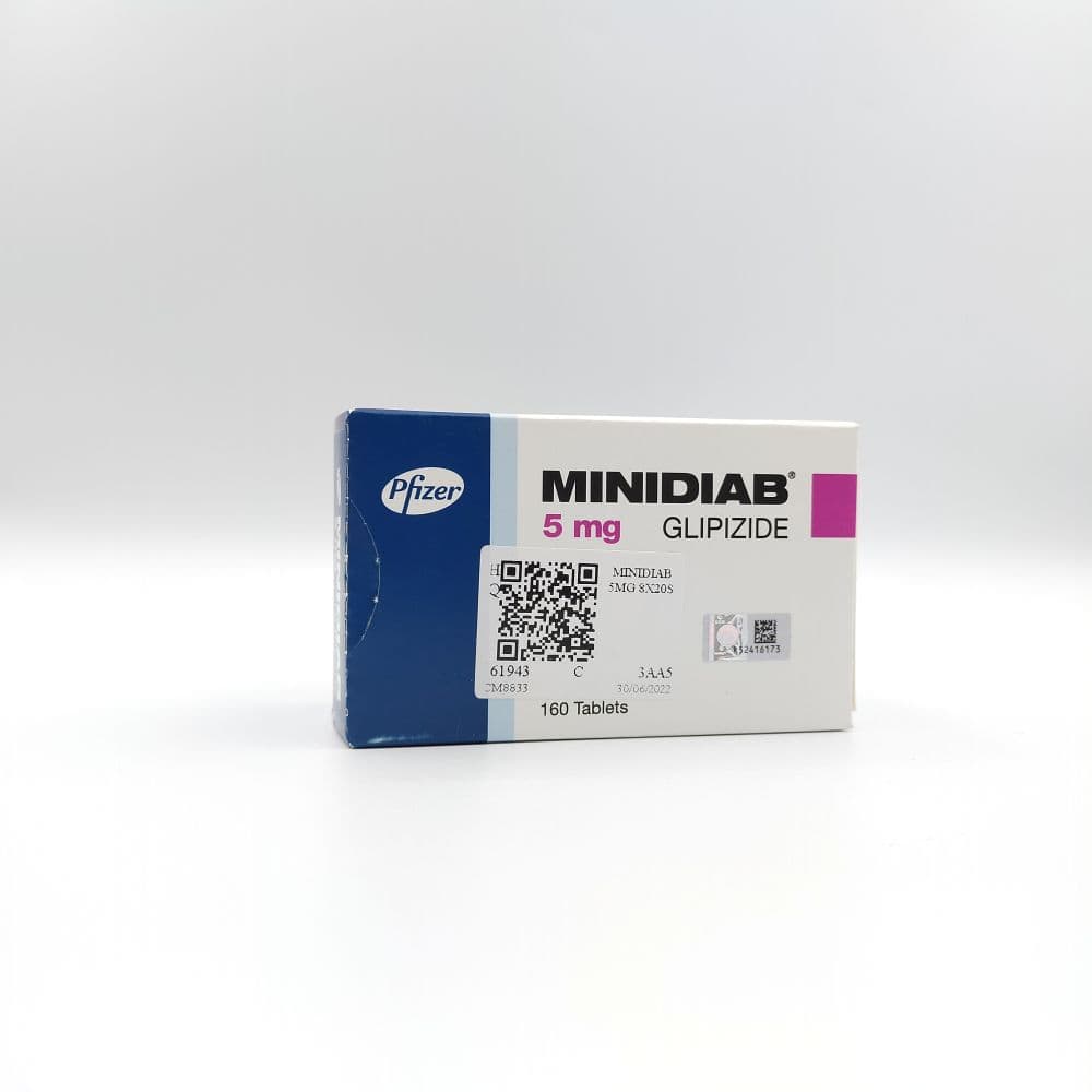 MINIDIAB 5MG 8X20S - Alpro Pharmacy