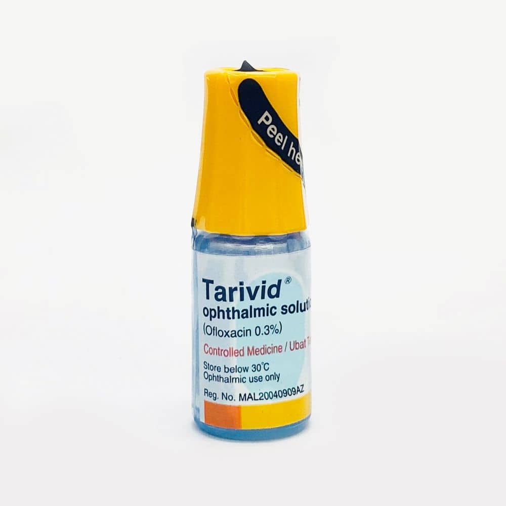 #TARIVID OPTHALMIC SOLUTION (OFLOXACIN 0.3%) 5ML - Alpro Pharmacy