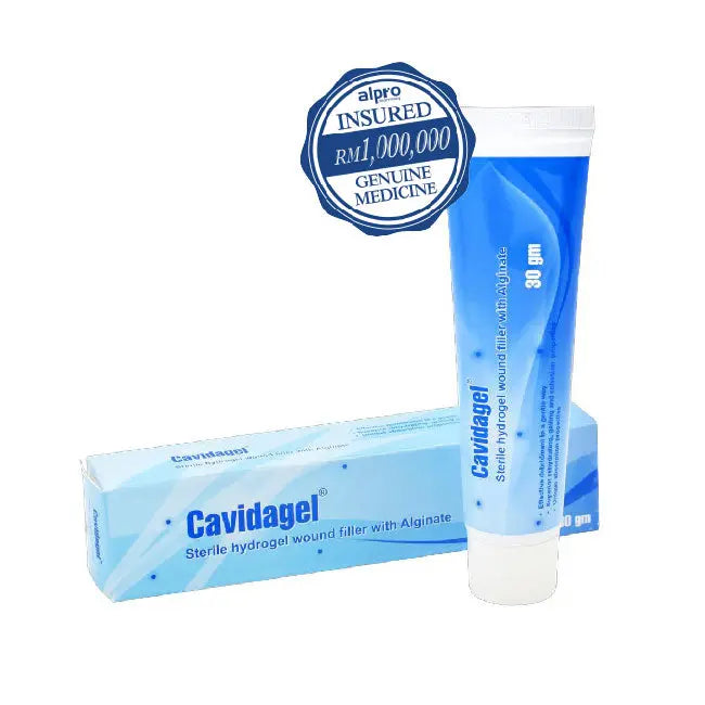 Cavidagel Sterile Hydrogel Wound Filler (with Alginate) 30g | Promotes