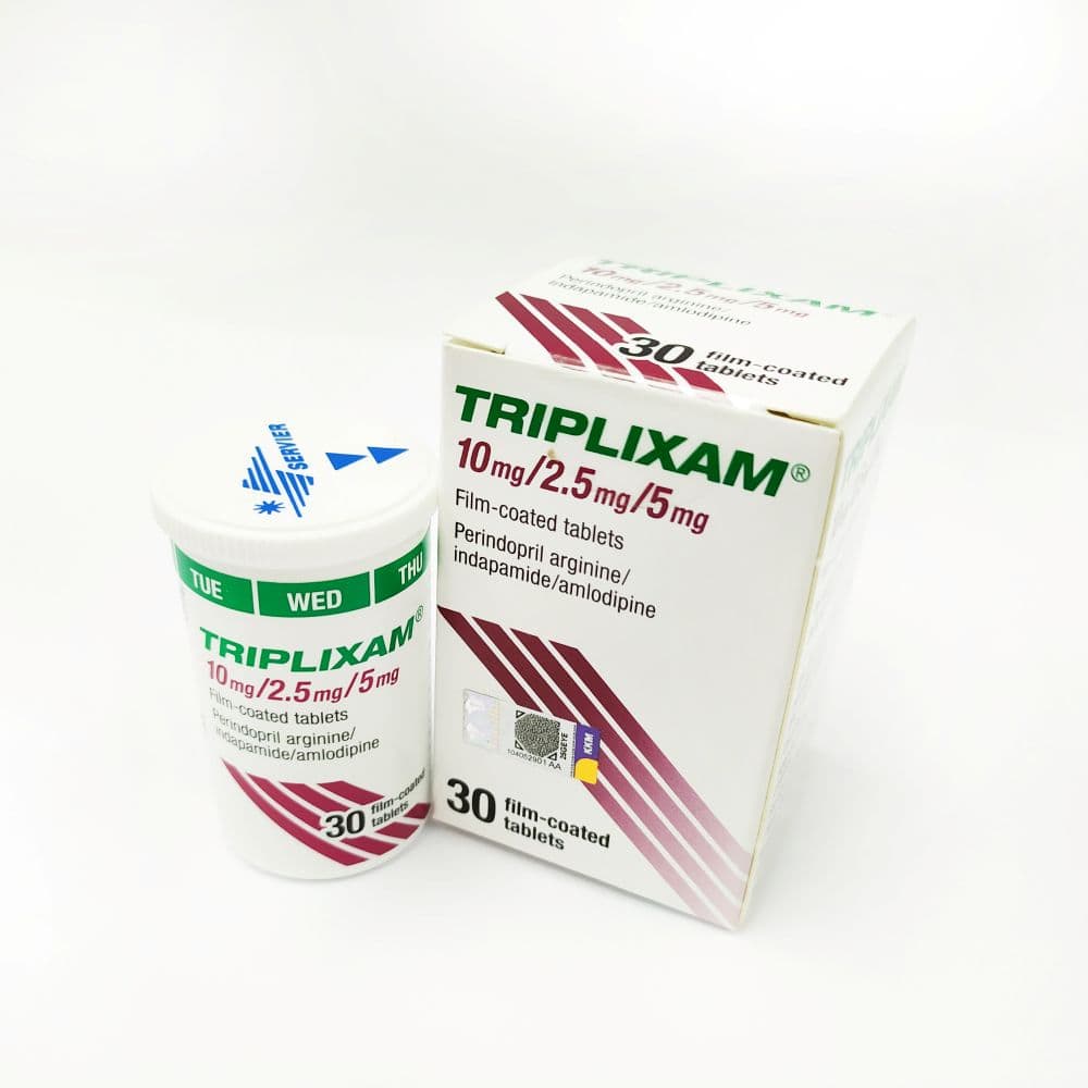 TRIPLIXAM 10MG/2.5MG/5MG 30/BX - Alpro Pharmacy
