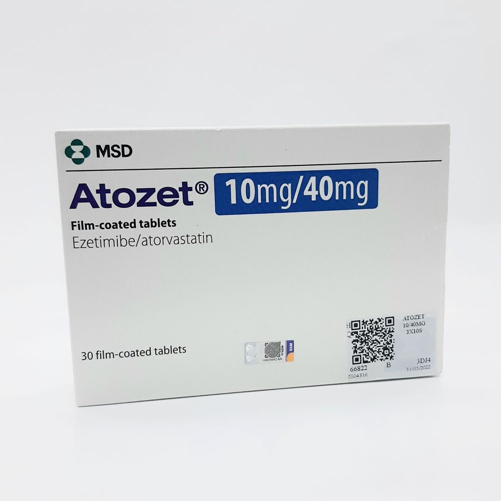 Atozet 10/40mg 3x10s - Alpro Pharmacy