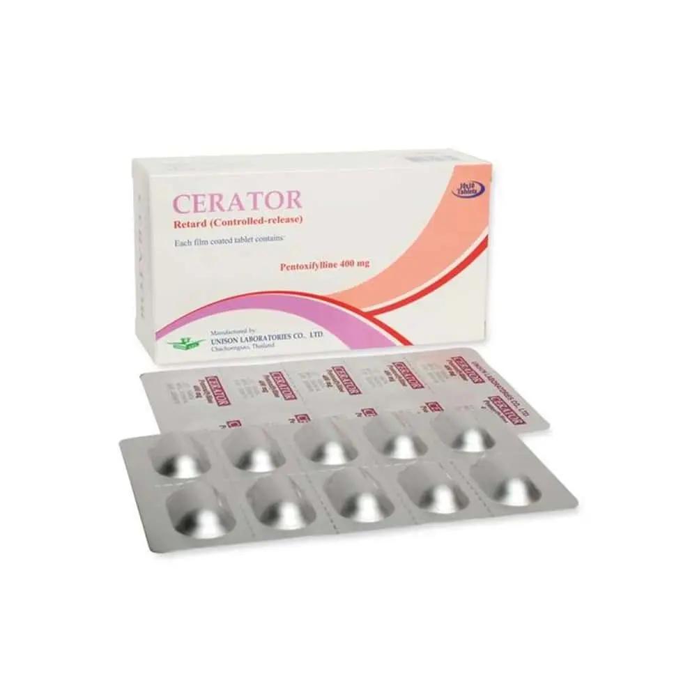 CERATOR EXTENDED-RELEASE TABLET 400MG 10X10S - Alpro Pharmacy