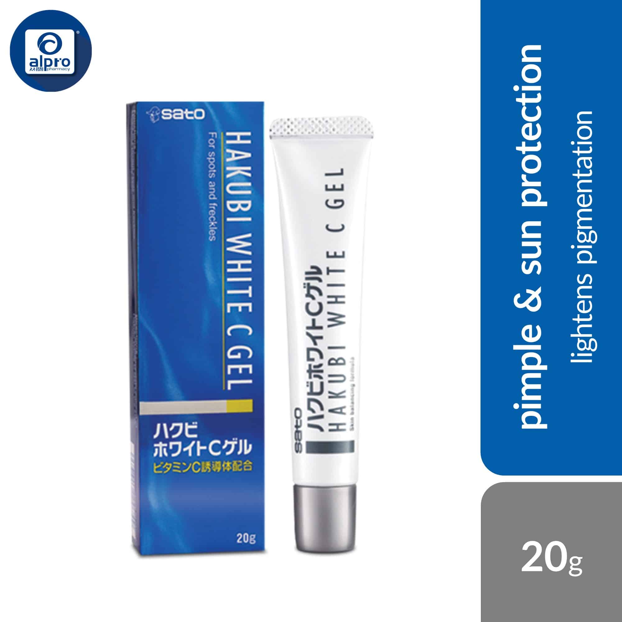 Sato Hakubi White C Gel 20g | Lightens Skin Pigmentation - Alpro