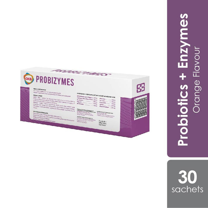 GKB Probizymes 30s | Probiotics with Digestive Enzymes - Alpro