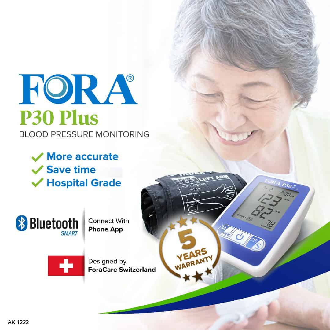 Fora P30 Plus Bluetooth Blood Pressure Monitor | Recommended by