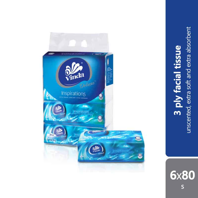 Vinda Deluxe Soft Pack 3ply 120s 4s - Alpro Pharmacy