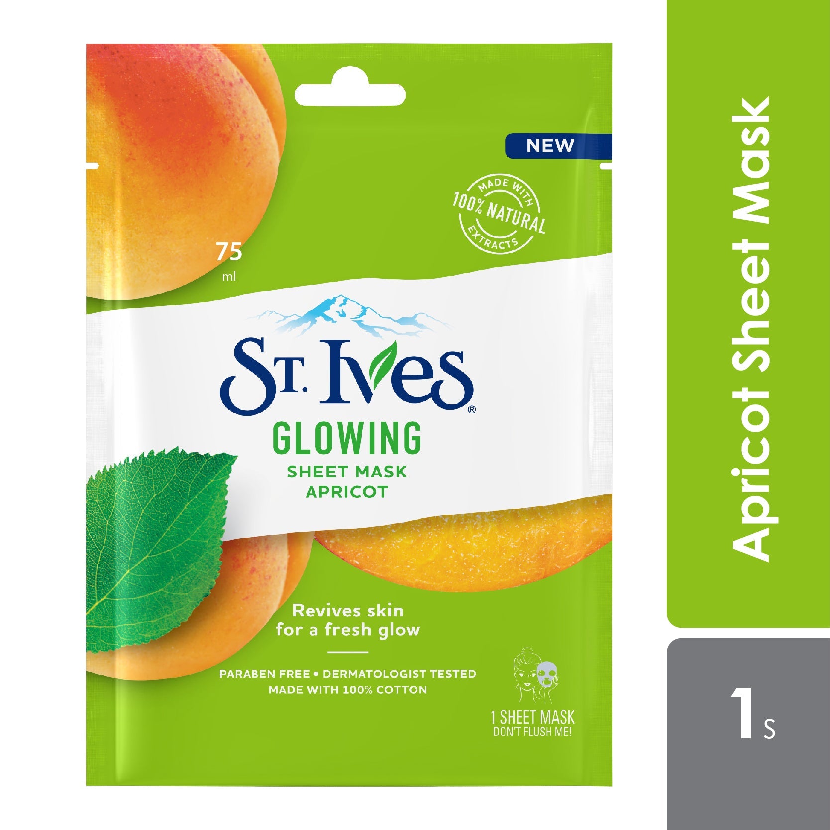 St. Ives Apricot Sheet Mask - Alpro Pharmacy