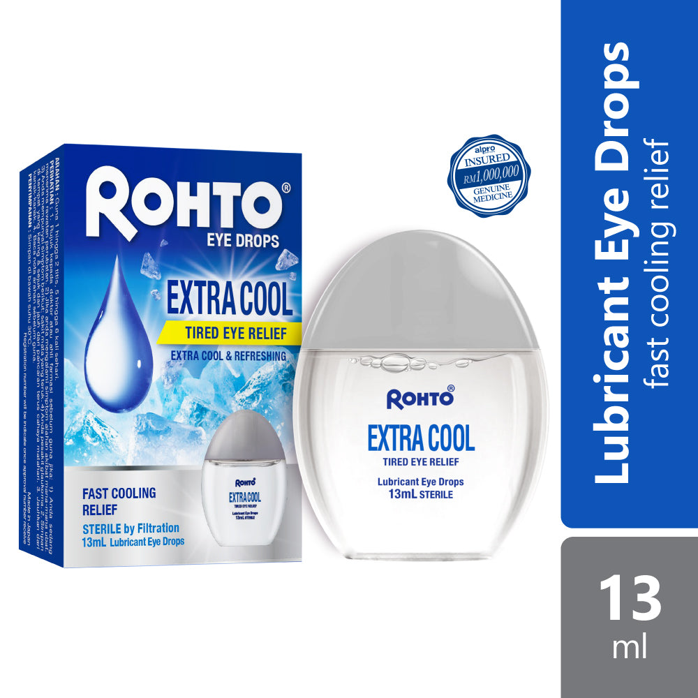 Rohto Extra Cool Eye Drops 13ml - Alpro Pharmacy