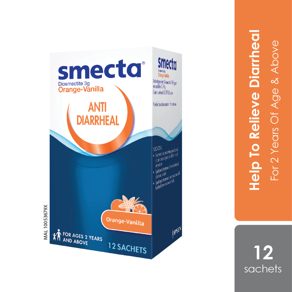 Smecta Strawberry 3g x 12s | For Diarrhea - Alpro Pharmacy