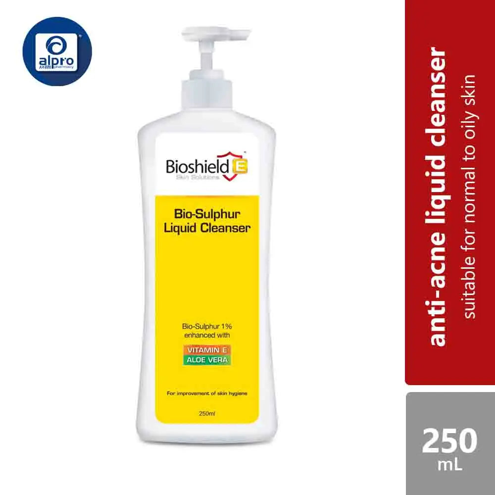 Bioshields E Bio-Sulphur Liquid Cleanser 250mL - Alpro Pharmacy